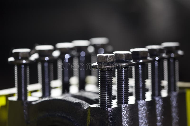 Screws stock photo. Image of truck, steel, crankshaft - 55581386