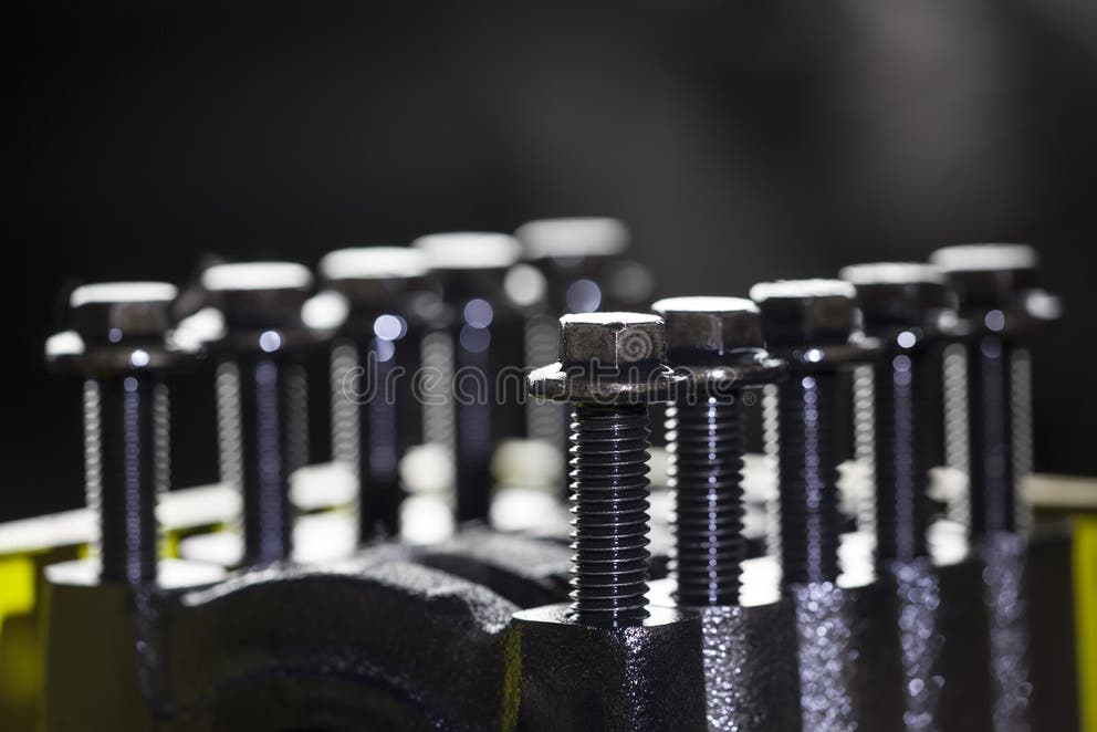 Screws stock photo. Image of truck, steel, crankshaft - 55581386