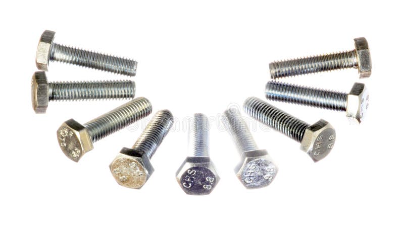 Screws stock photo. Image of carpentry, chrome, closeup - 45355988