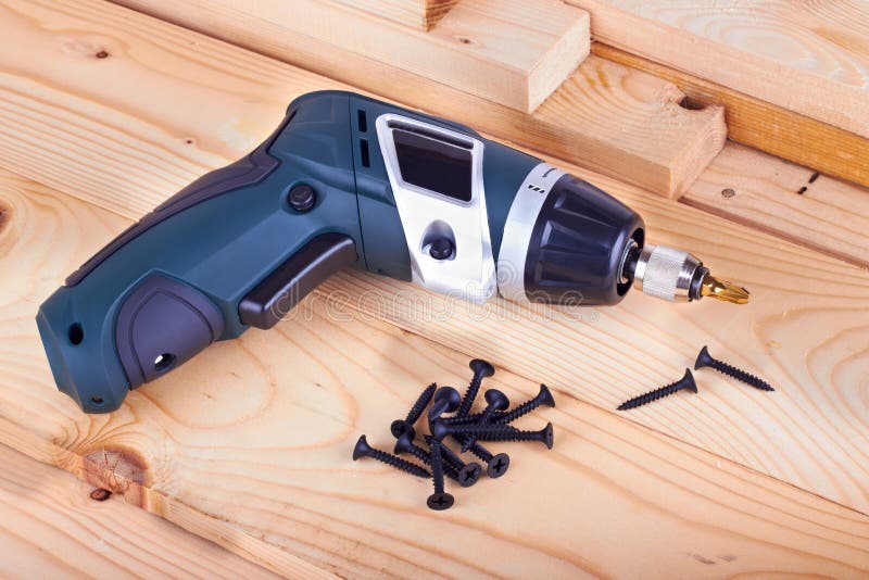 Screws and a screwdriver stock image. Image of steel - 28943855