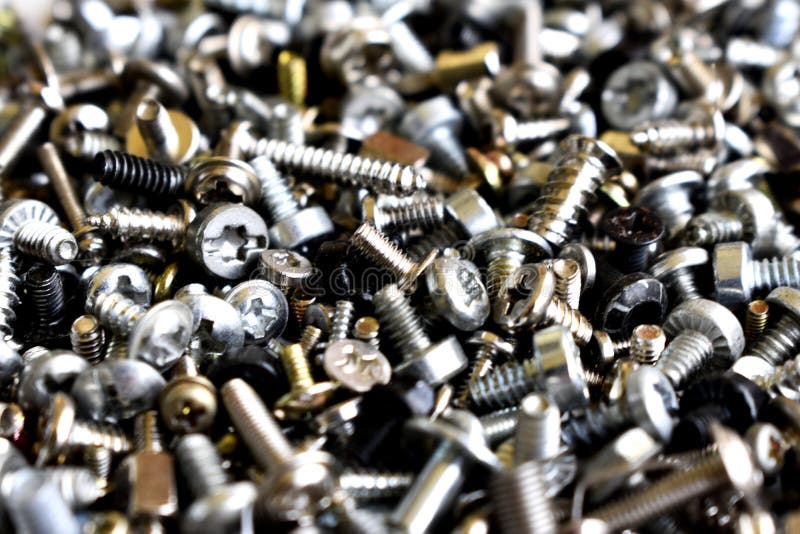 Screws Texture Wallpaper stock photo. Image of macro - 114493540