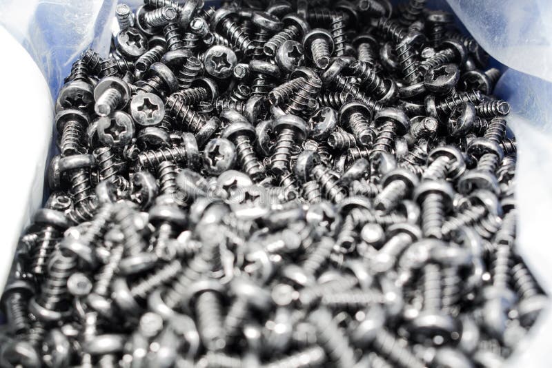 Truss-head Bolt, Isolated on White Stock Image - Image of tool, shiny ...