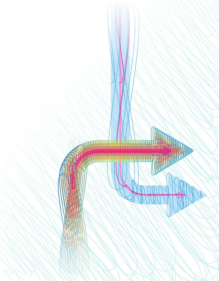 Arrows Pointing Same Direction Stock Illustrations – 81 Arrows Pointing ...