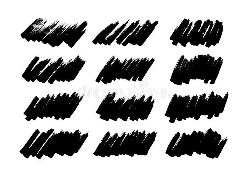 Scribble with a Black Marker Stock Vector - Illustration of mark ...