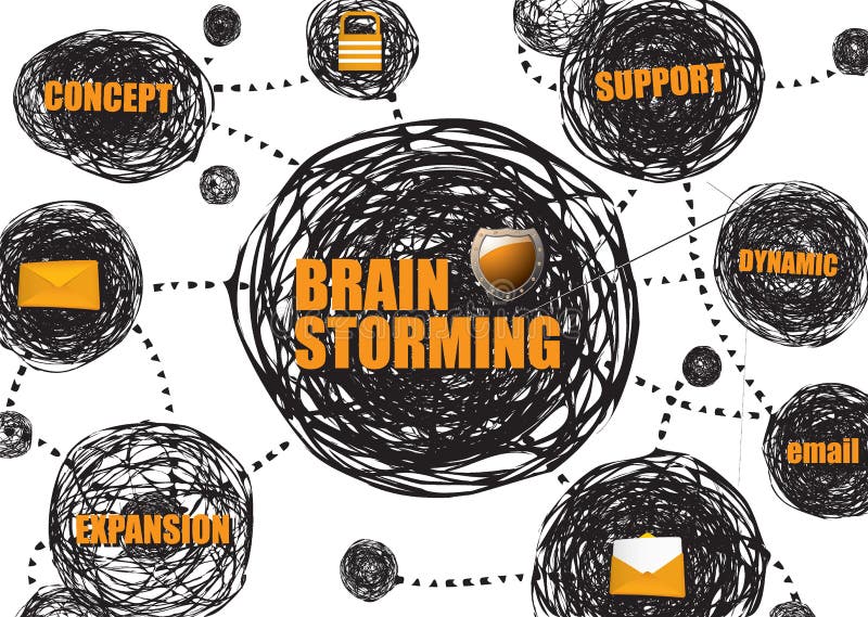 Scribble business chart stock illustration. Illustration of graphic ...