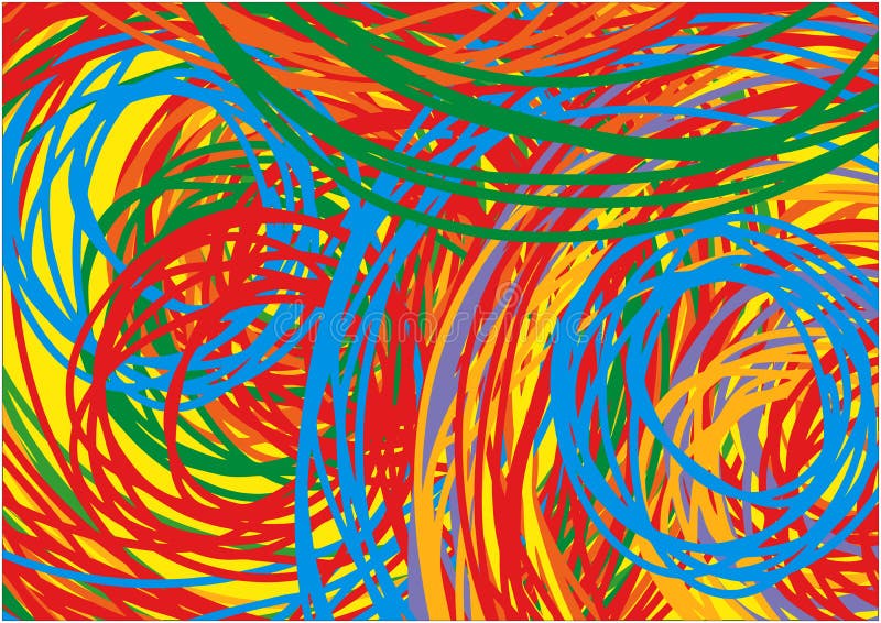 Scribble Colorful Background Stock Vector - Illustration of design ...