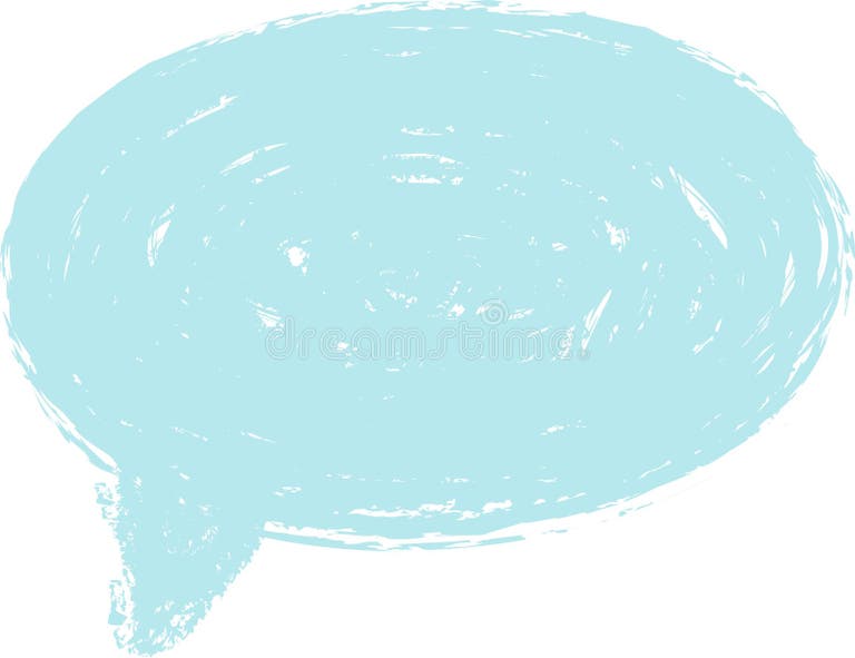 Scribble Crayon Oval Speech Bubble Stock Vector - Illustration of oval ...