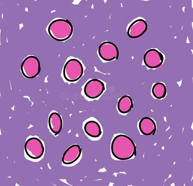 Scribble Dots Humorous Comics with Mascots and Icons Stock Illustration ...