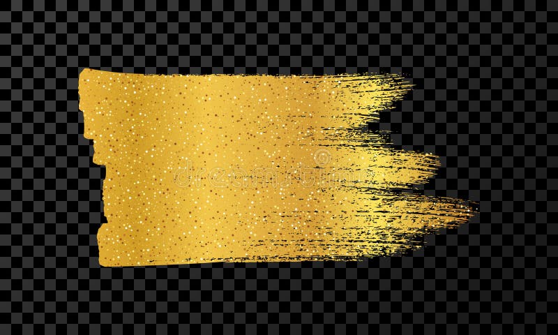 Scribble with a Gold Glitter Marker Stock Vector - Illustration of ...