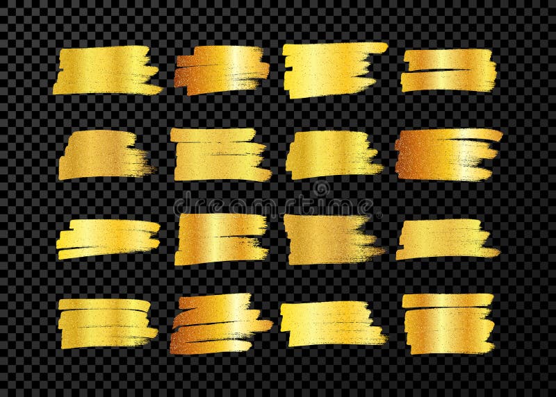 Scribble with a Gold Glitter Marker Stock Vector - Illustration of ...