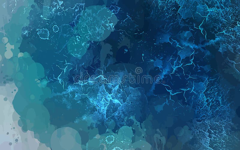 Scribble Light Blue Brush Strokes Background. Stock Illustration ...