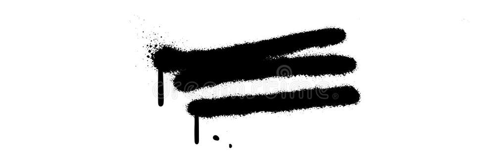 Scribble Line Graffiti Doodle Stroke. Sprayed Squiggle Line and ...