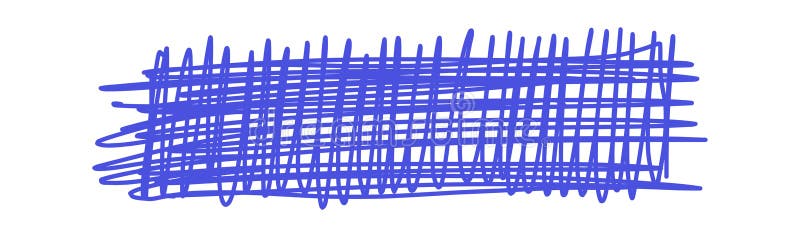 Scribble Line. Hand Drawn Lines in Pencil. Charcoal Smears. Vector Logo ...