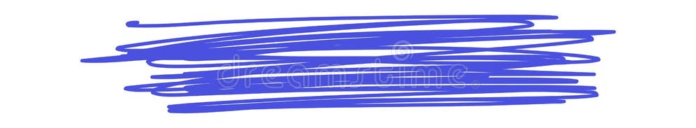 Scribble Line. Hand Drawn Lines in Pencil. Charcoal Smears. Vector Logo ...