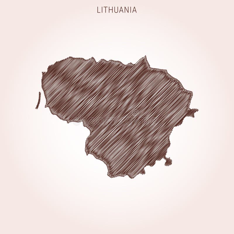Lithuania Vector Maps with Administrative Regions, Municipalities ...