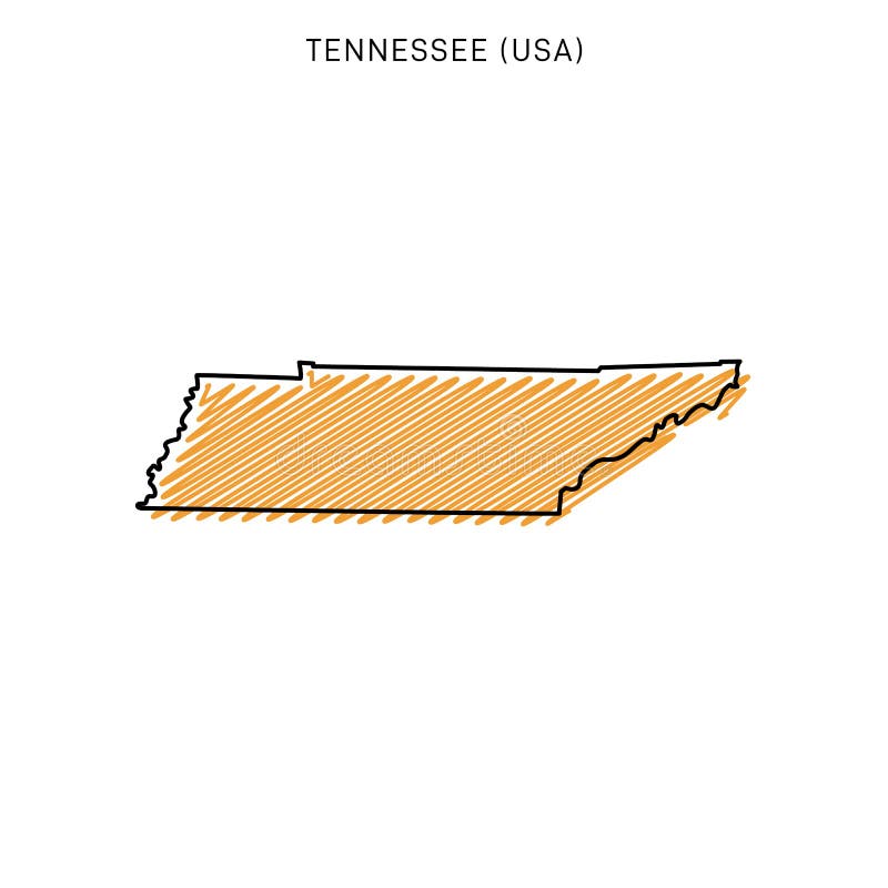 Map of Tennessee Vector Design Template Stock Vector - Illustration of ...