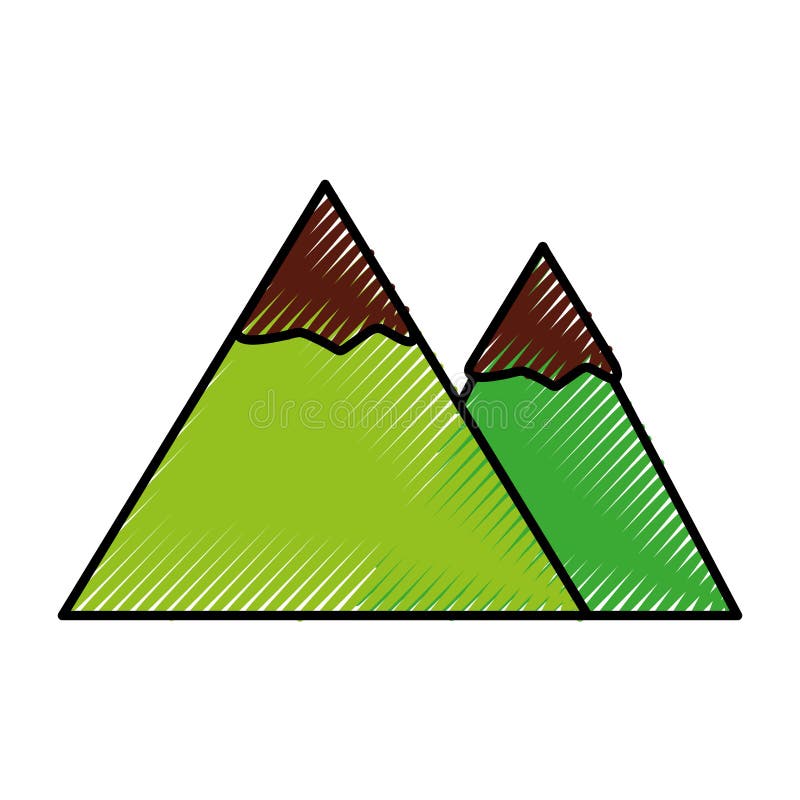Mountain Scribble Stock Illustrations – 699 Mountain Scribble Stock ...