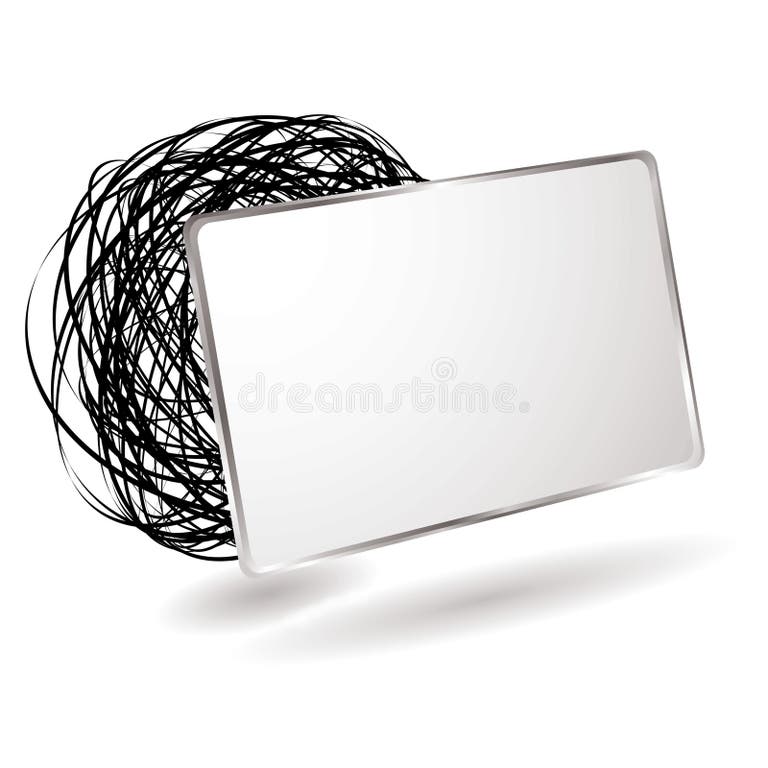 Scribble note stock vector. Illustration of blank, copyspace - 8111181