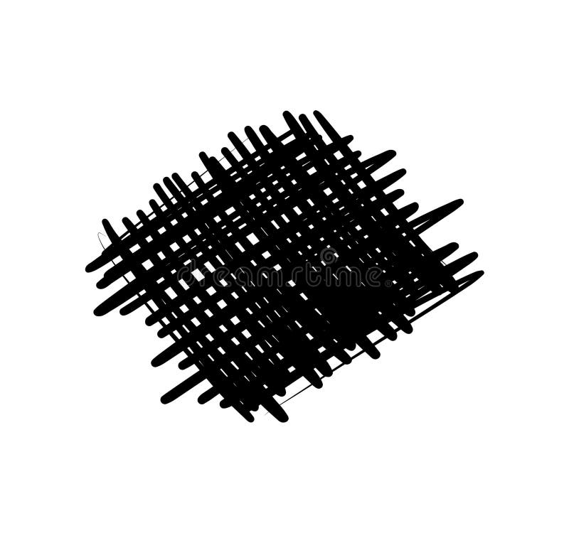 Scribble Pen Strokes. Doodle Pencil Scratch. Vector Freehand Shapes ...