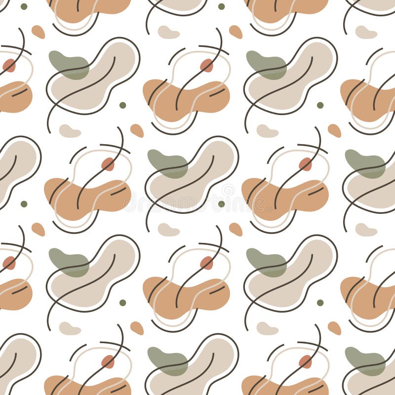 Scribble Seamless Pattern. Doodle Pattern. Abstract Background in ...