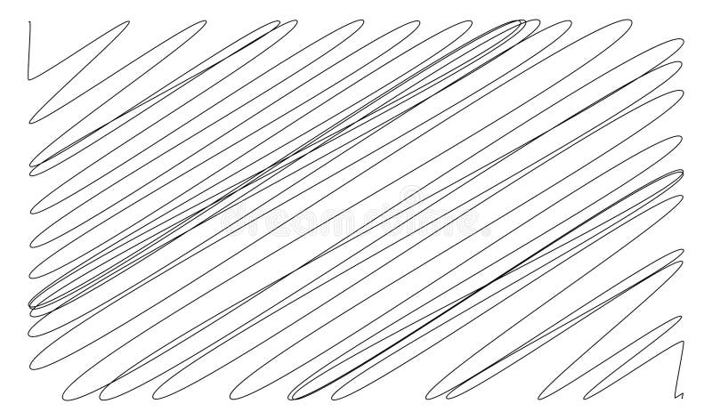 Scribble, Sketch Lines Rectangle Plane. Squiggly, Zig-zag, Criss-cross ...
