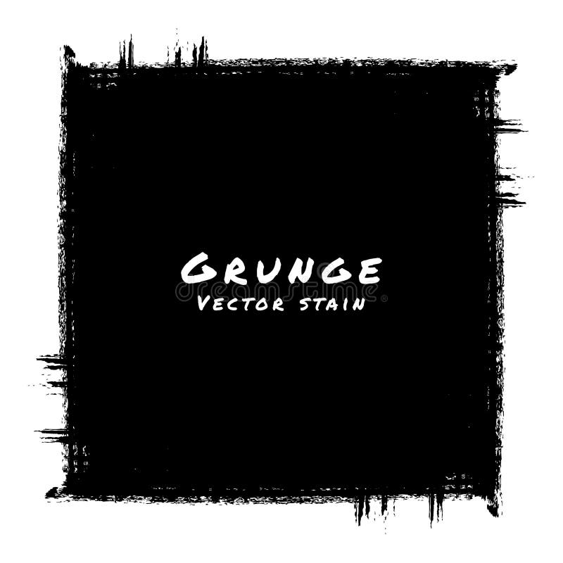 Scribble Stain. Grunge Square Frame. Hand Drawn in Brush. Sale Banner ...