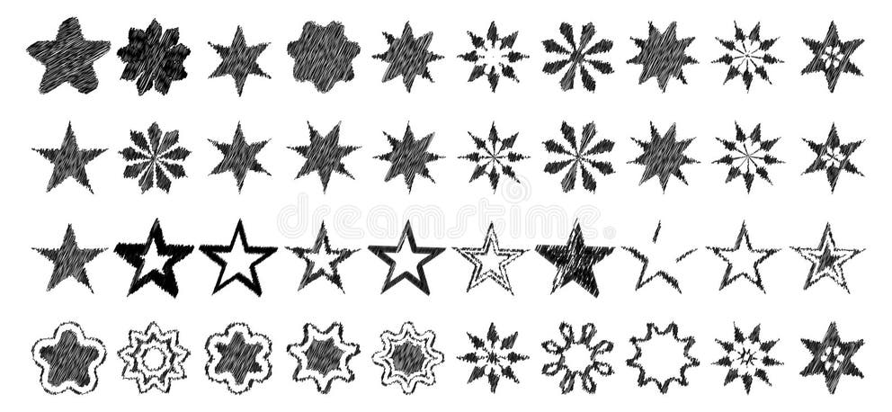 Star Collection Set Stock Illustrations – 225,245 Star Collection Set ...