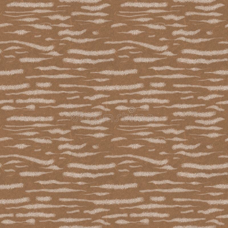 Scribble Stroke Wave Simple Brown Pattern Sketch Stock Illustration ...