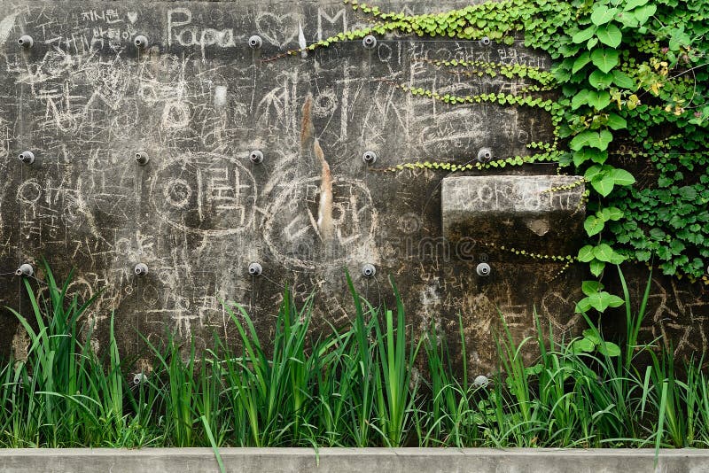 Scribble on a wall stock image. Image of etching, mischief - 29118973