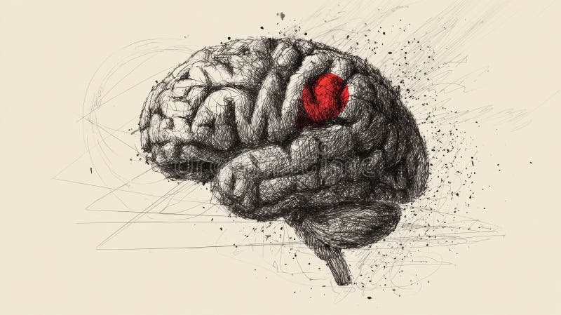 Scribbled Brain Sketch Stock Photos - Free & Royalty-Free Stock Photos ...