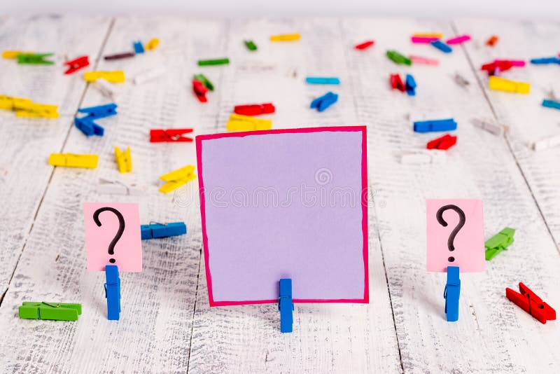 Scribbled and Crumbling Papers with Paper Clips Placed on the Wooden ...