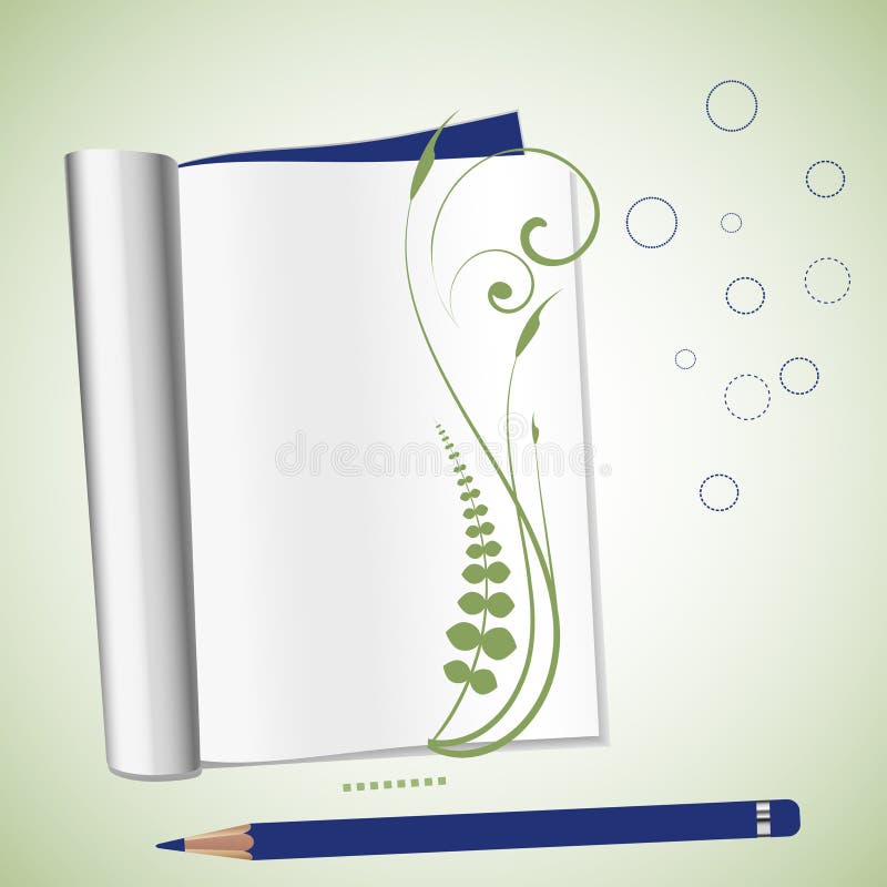 Scribbler with pencil stock vector. Illustration of bubbles - 41946350