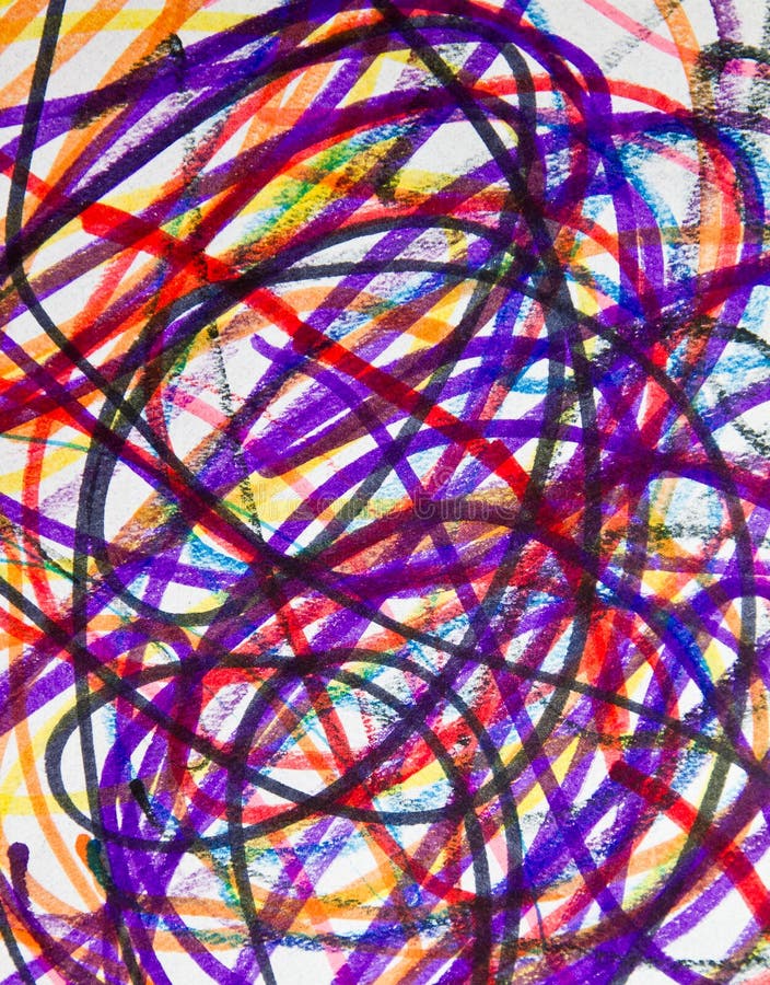 Scribbles stock photo. Image of markers, color, colors - 19441728