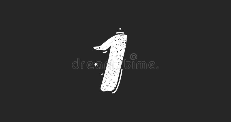 Scribbles Style Countdown, 3 2 1 Go Cartoon Hand Drawn Counter ...