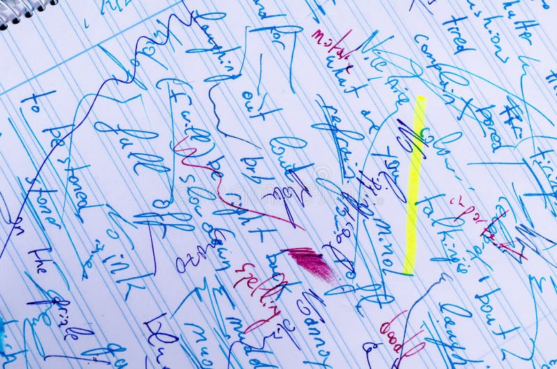 Scribbling stock image. Image of school, writing, education - 83680887