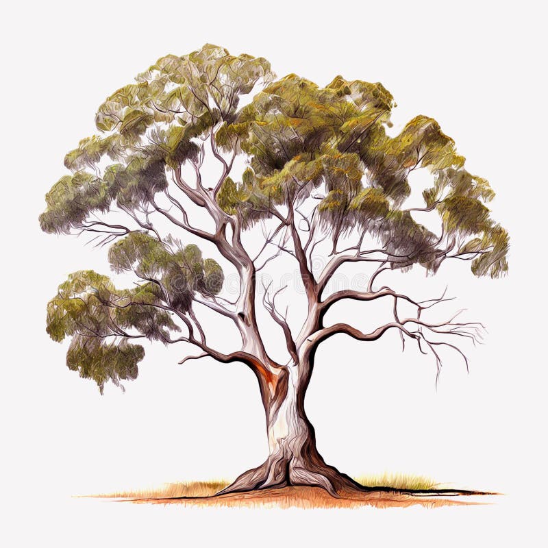 Tree Life Drawing Colour Stock Illustrations – 652 Tree Life Drawing ...