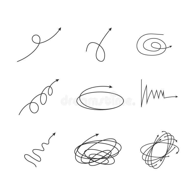 Scrible line art hand draw stock vector. Illustration of abstract ...