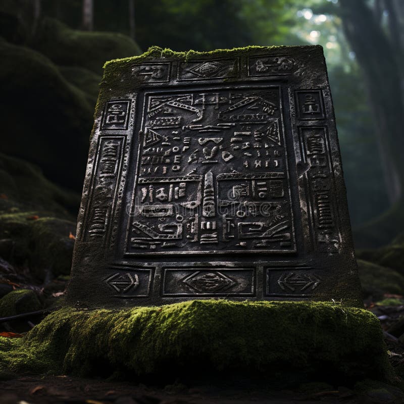 Script of the Ancients: Decoding Relic Inscriptions Stock Photo - Image ...