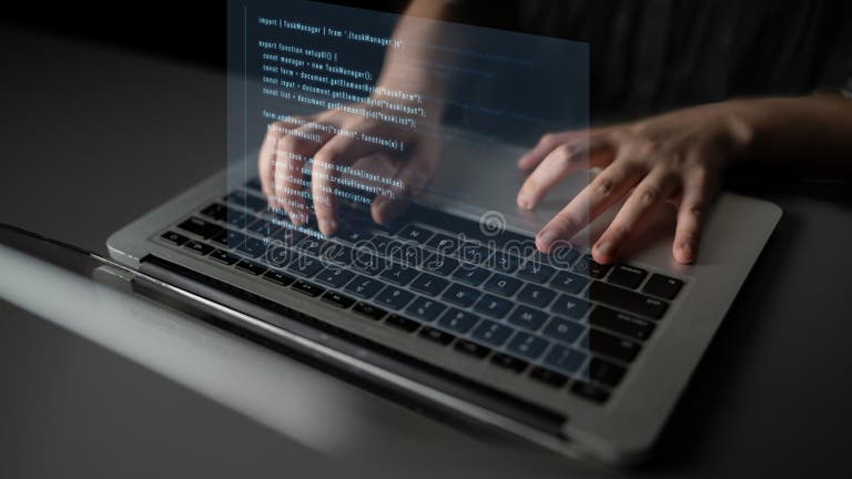 Script Code for Task Management UI Functionality Latch Stock Image - Image of interactive ...