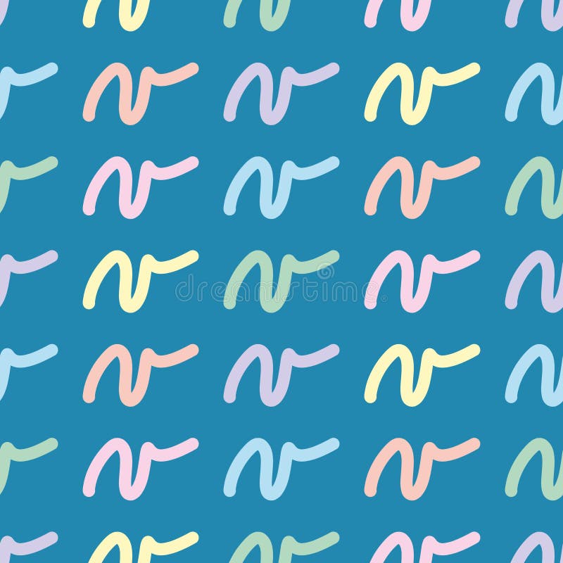 Script Letter V Vector Pattern Background Stock Vector - Illustration ...