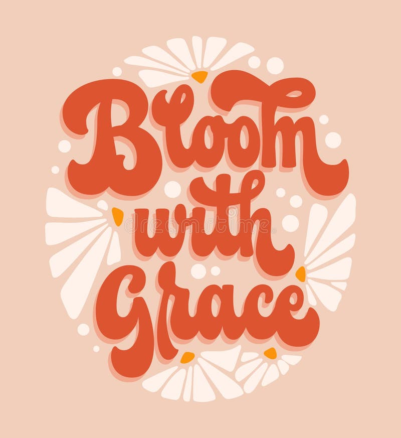 Grace upon Grace Typography T-shirt Design. Stock Vector - Illustration ...