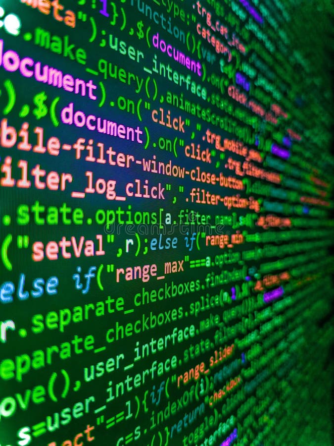 Script Procedure Creating Modern Application Source Abstract Algorithm Concept It Coding On