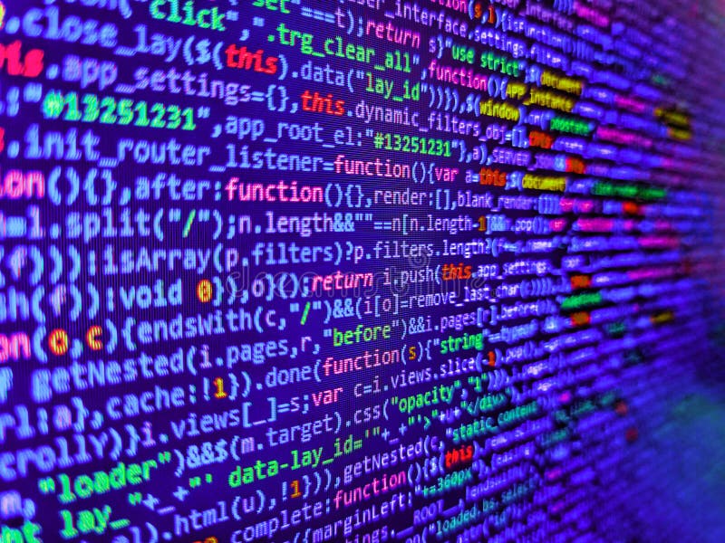 Script Procedure Creating Web Developer Programmer Monitor Screen Display Screen Of Web