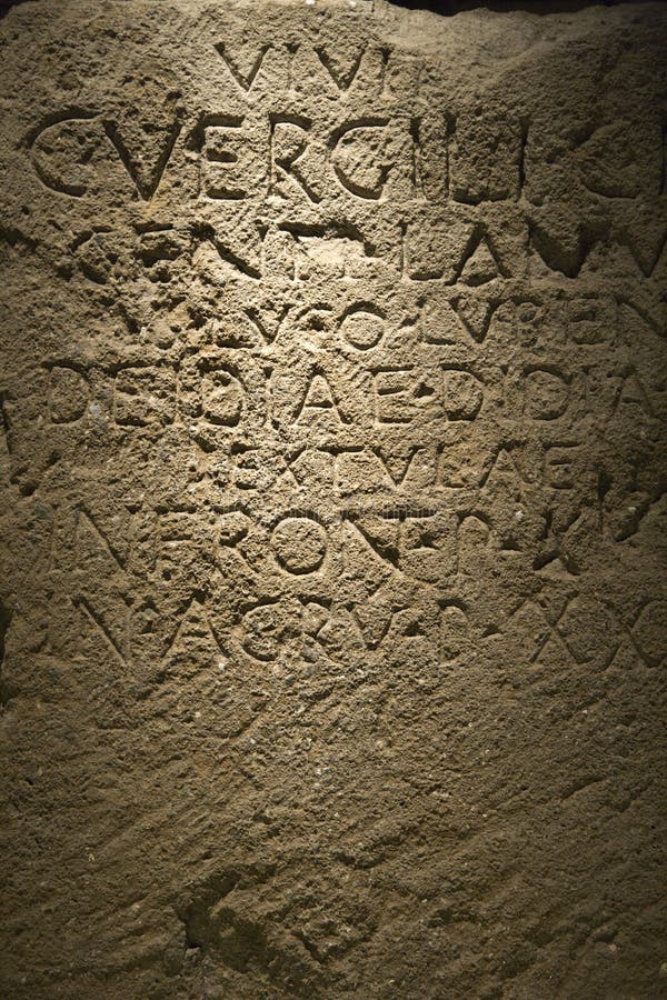 Script in Stone in, Rome, Italy. Editorial Photography - Image of ...