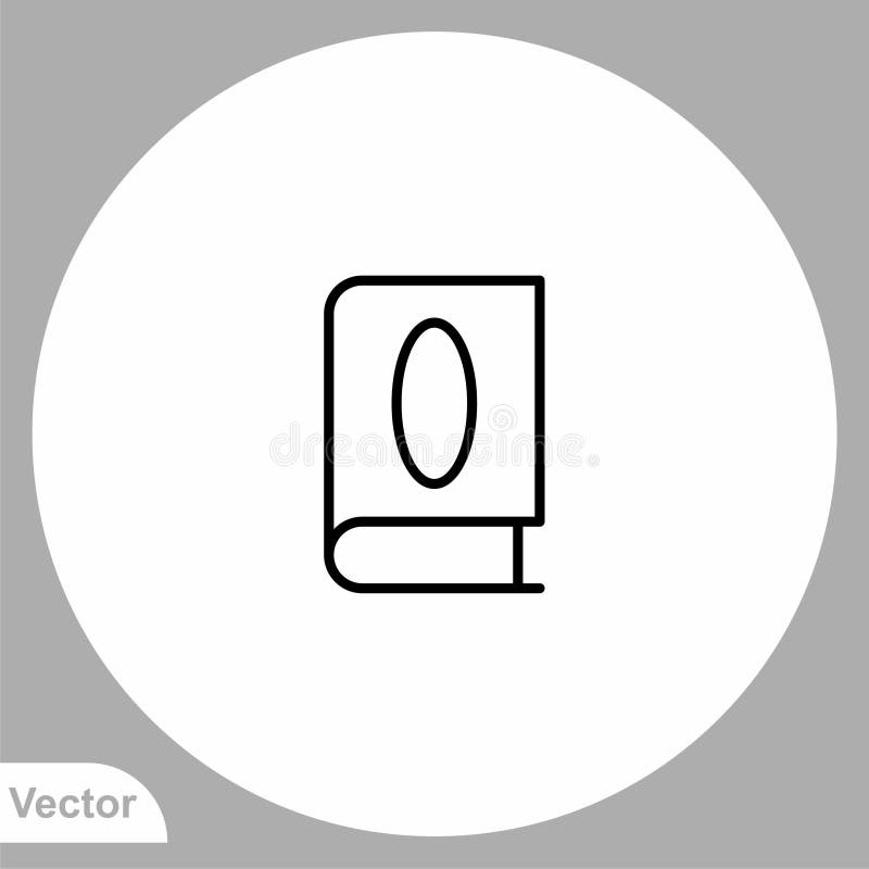 Scripture Vector Icon Sign Symbol Stock Vector - Illustration of bible ...