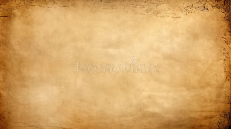 Scroll aged paper texture stock illustration. Illustration of generated ...