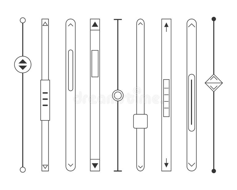 Vector Scroll Bar Stock Illustrations – 3,206 Vector Scroll Bar Stock ...