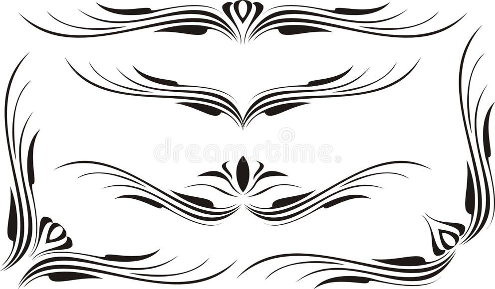 Scroll, Cartouche, Decor, Vector Stock Vector - Illustration of ...