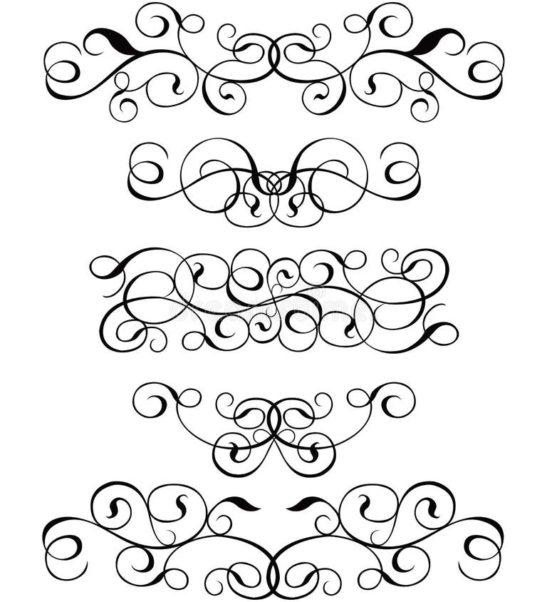 Scroll Font Stock Illustrations – 17,466 Scroll Font Stock ...