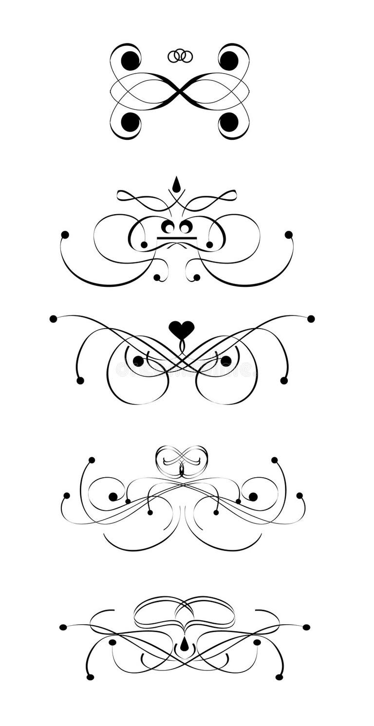 Scroll Designs Stock Illustrations – 9,738 Scroll Designs Stock ...